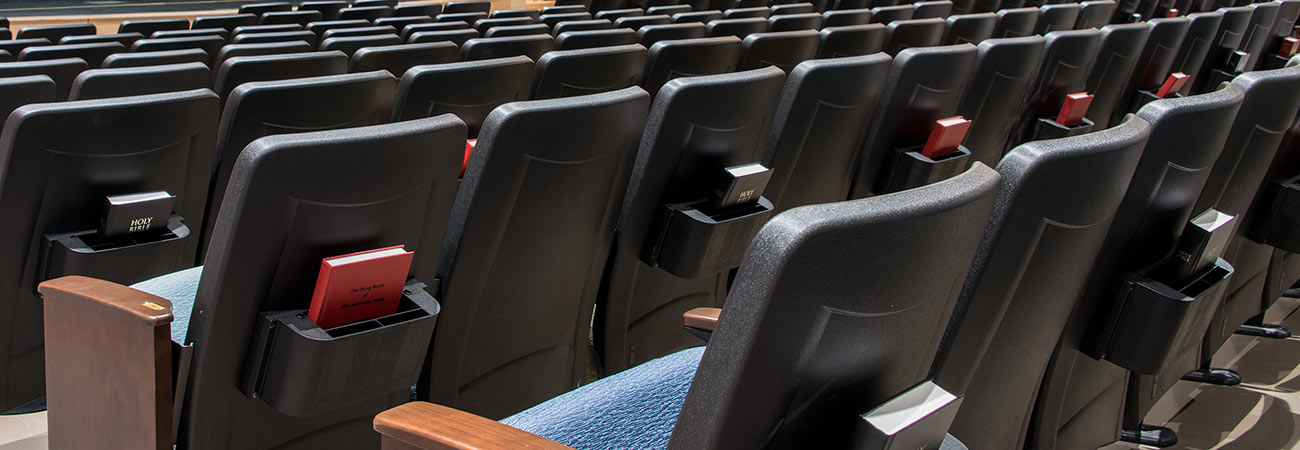 No. 6 self rising steel seat manufactured by Irwin Seating