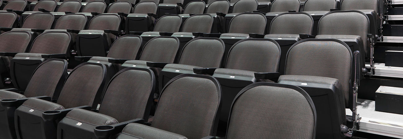 Integra chair on VersaTract bleachers and telescopic platforms…