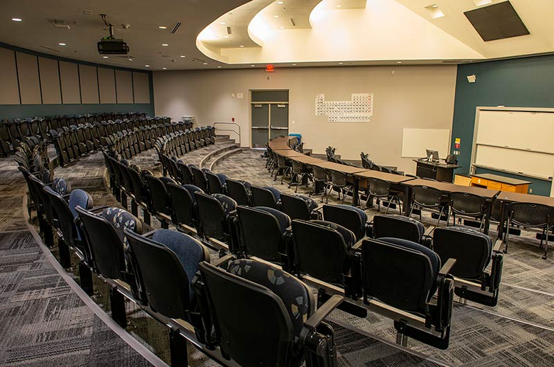 ASU Bateman Physical Sciences lecture hall with beam mount Integra ...
