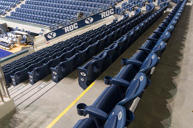 BYU Marriott Center with model 131.12.35.45 Centurion fixed arena ...