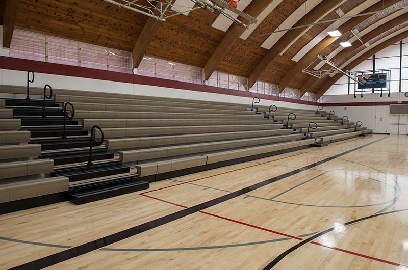 Broadway recreation center with model 4500 telescoping stands and ...