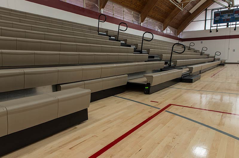 Broadway recreation center with model 4500 telescoping stands and ...