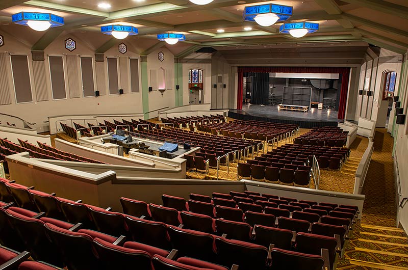 C.K McClatchy High School auditorium with historic theater-style ...