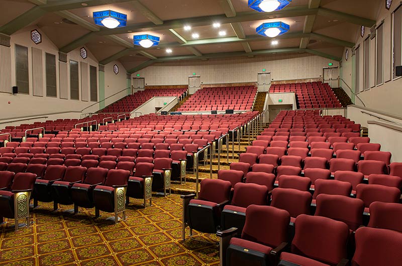 C.K McClatchy High School auditorium with historic theater-style ...