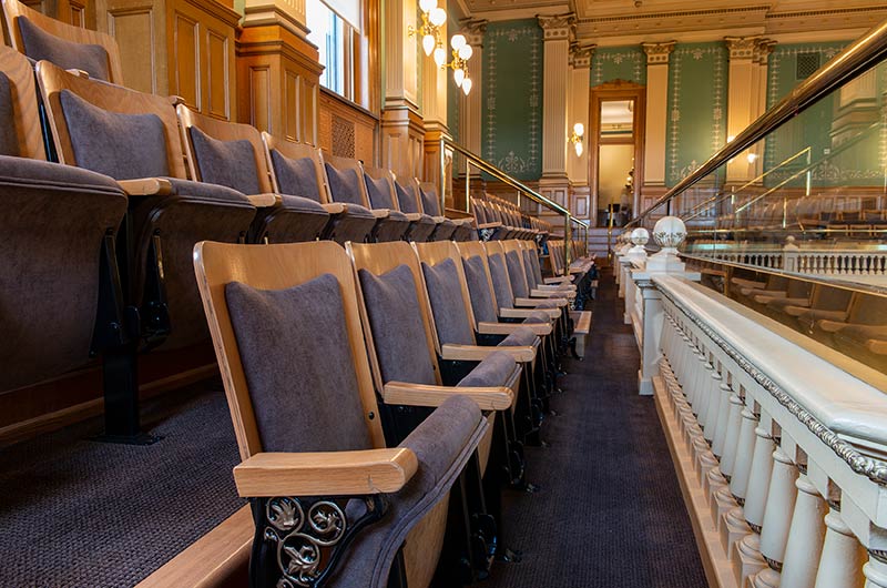 Colorado State Capitol Assembly Gallery Restoration | Irwin Seating ...