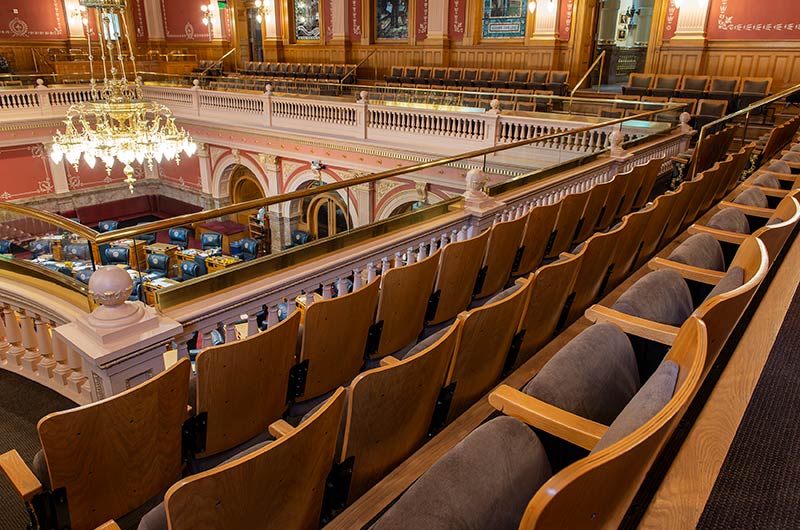 Colorado State Capitol Assembly Gallery Restoration | Irwin Seating ...