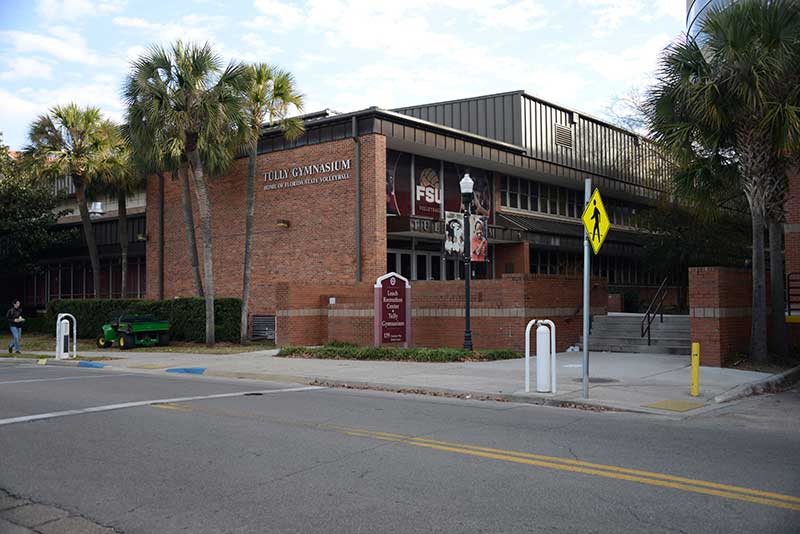 Florida State University Tully Gymnasium with model 4500 bleachers with ...