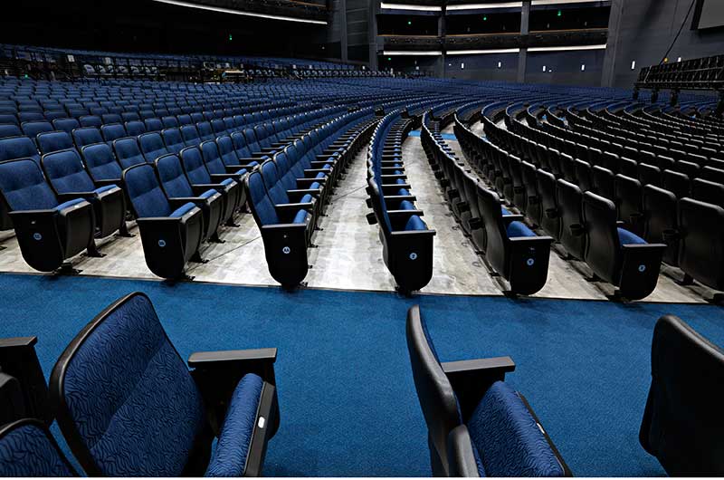 Microsoft Theatre with model 51.12.66.8 Marquee fixed audience seating ...