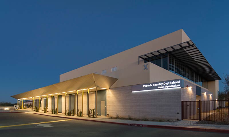 Phoenix Country Day School with model 4500 telescoping stands and ...