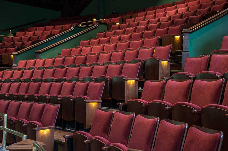 University of Chicago's Mandel Hall Theatre with Irwin Seating model 27 ...