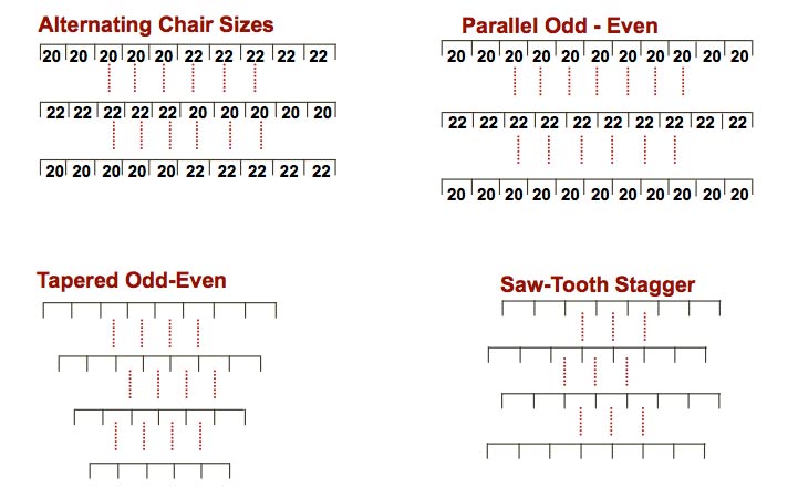 Chair Stagger Methods | Irwin Seating Company (en-US)