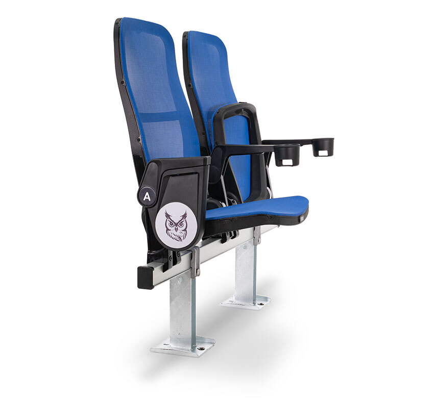Centura Mesh CT380 rail-mounted high-back mesh seating for for…