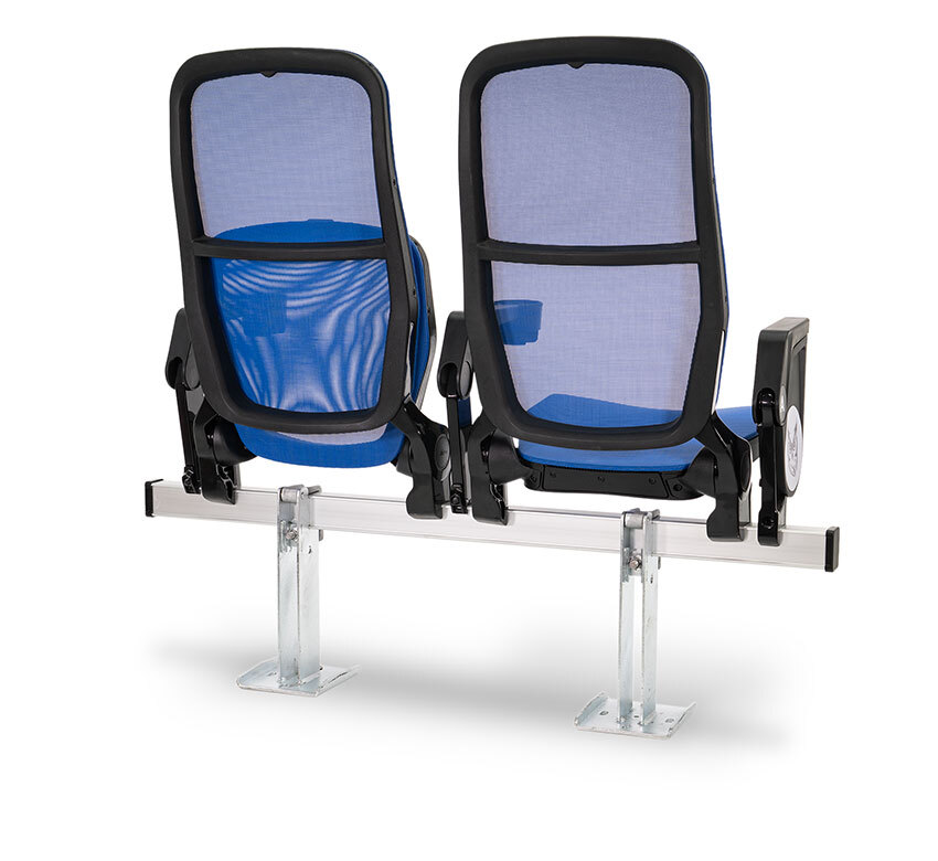 Centura Mesh CT380 rail-mounted high-back mesh seating for for…