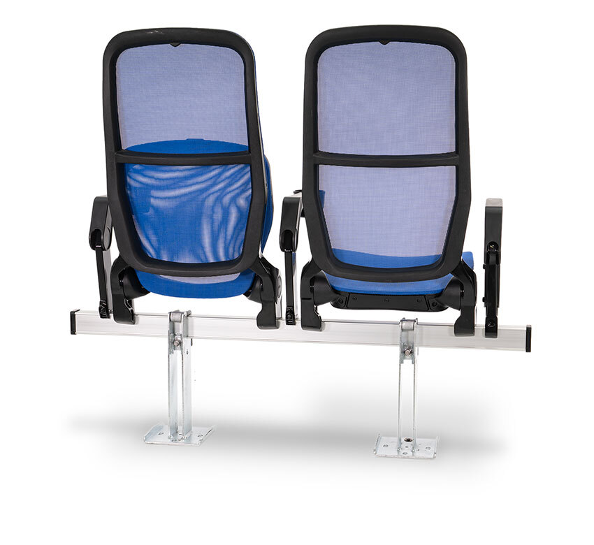 Centura Mesh CT380 rail-mounted high-back mesh seating for for…