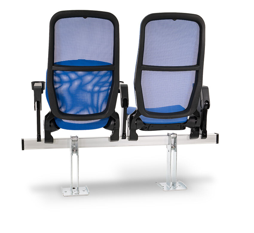 Centura Mesh CT380 rail-mounted high-back mesh seating for for…