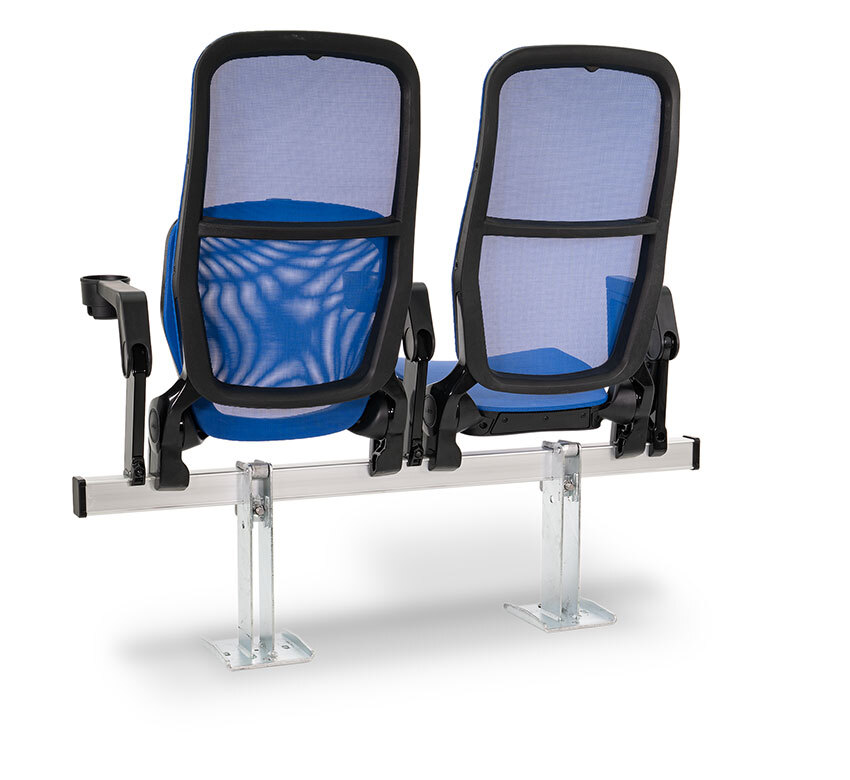 Centura Mesh CT380 rail-mounted high-back mesh seating for for…