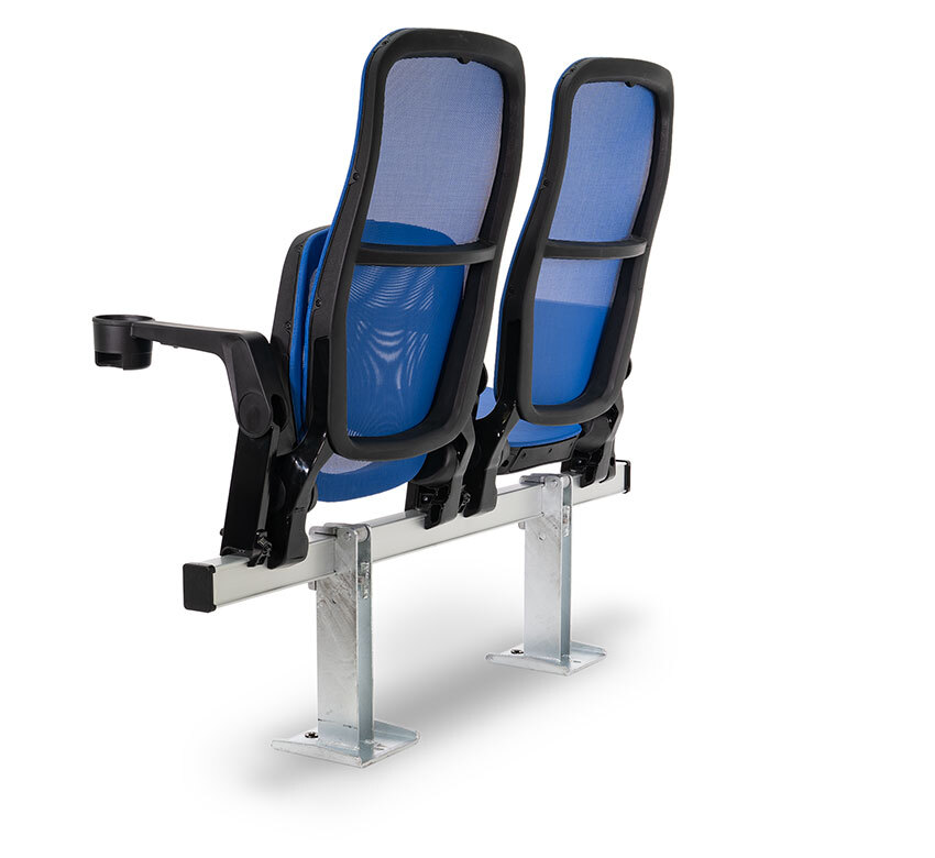 Centura Mesh CT380 rail-mounted high-back mesh seating for for…