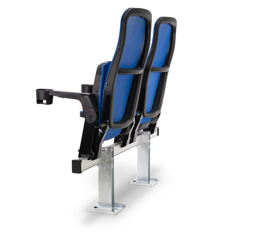 Centura Mesh CT380 rail-mounted high-back mesh seating for for…