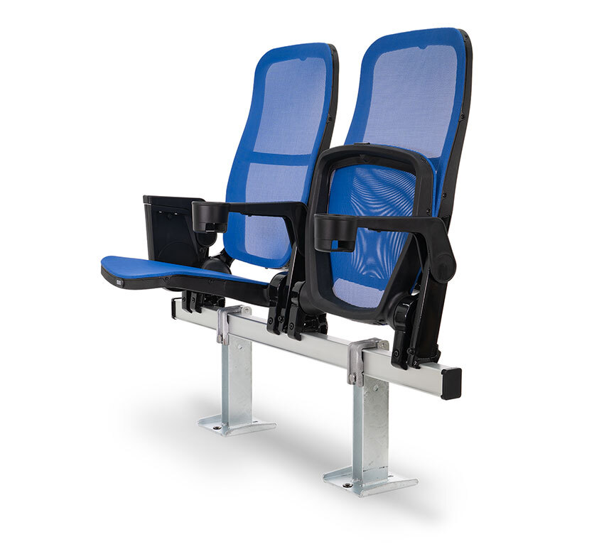Centura Mesh CT380 rail-mounted high-back mesh seating for for…