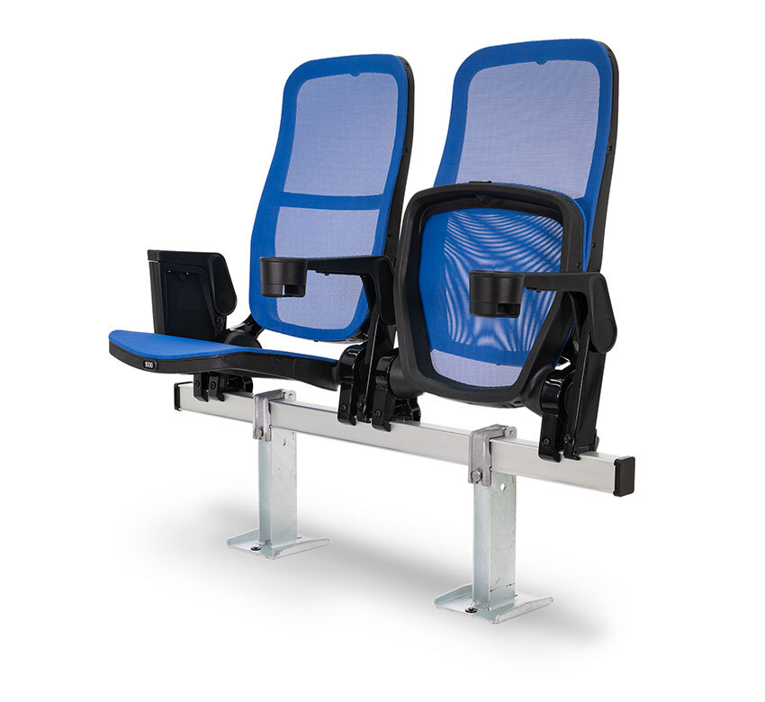 Centura Mesh CT380 rail-mounted high-back mesh seating for for…