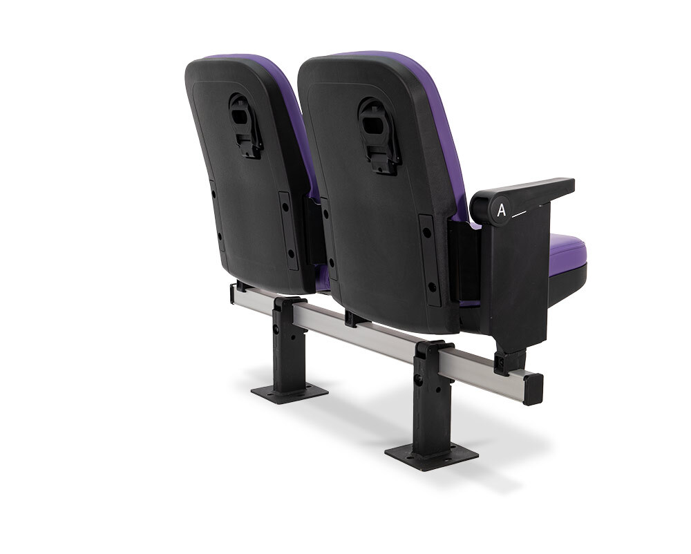 Luxx rail mount stadium and arena seating
