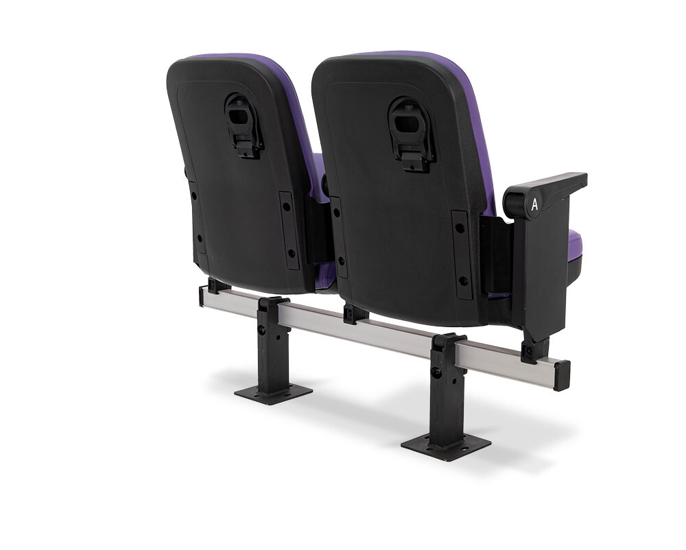 Luxx rail mount stadium and arena seating