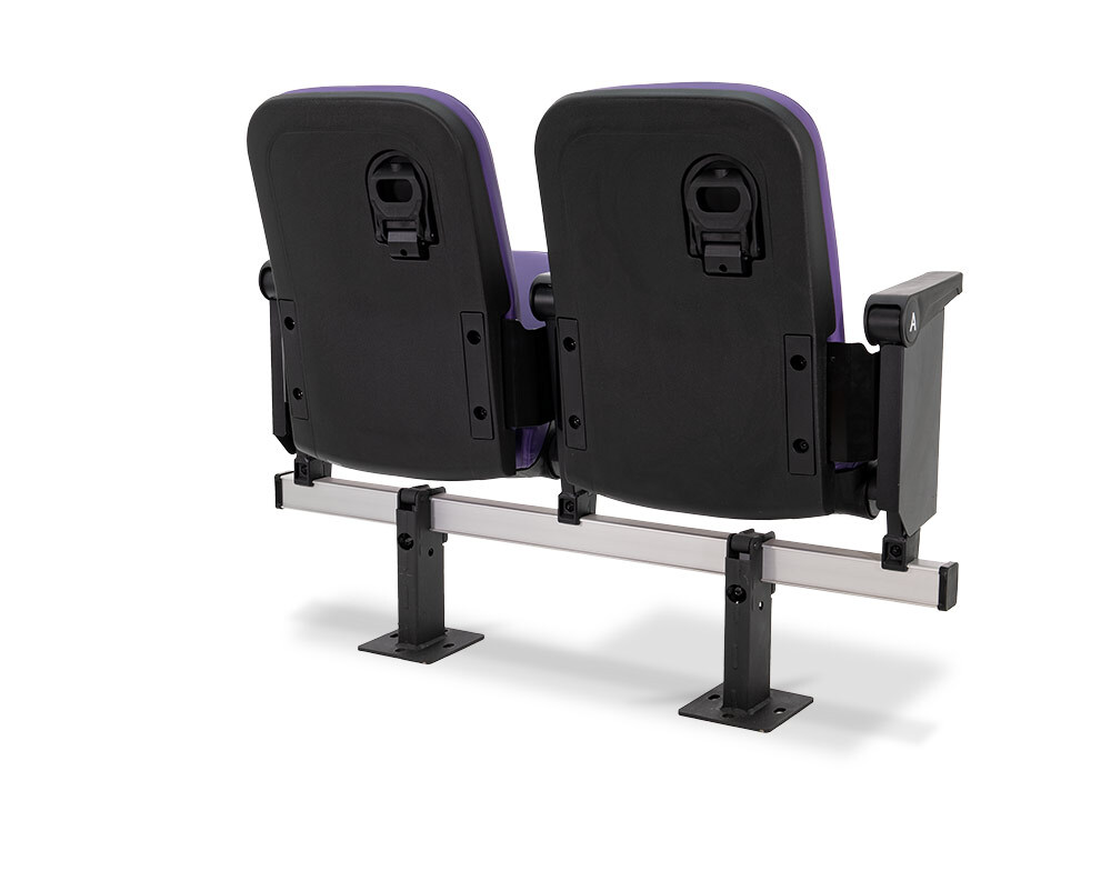 Luxx rail mount stadium and arena seating