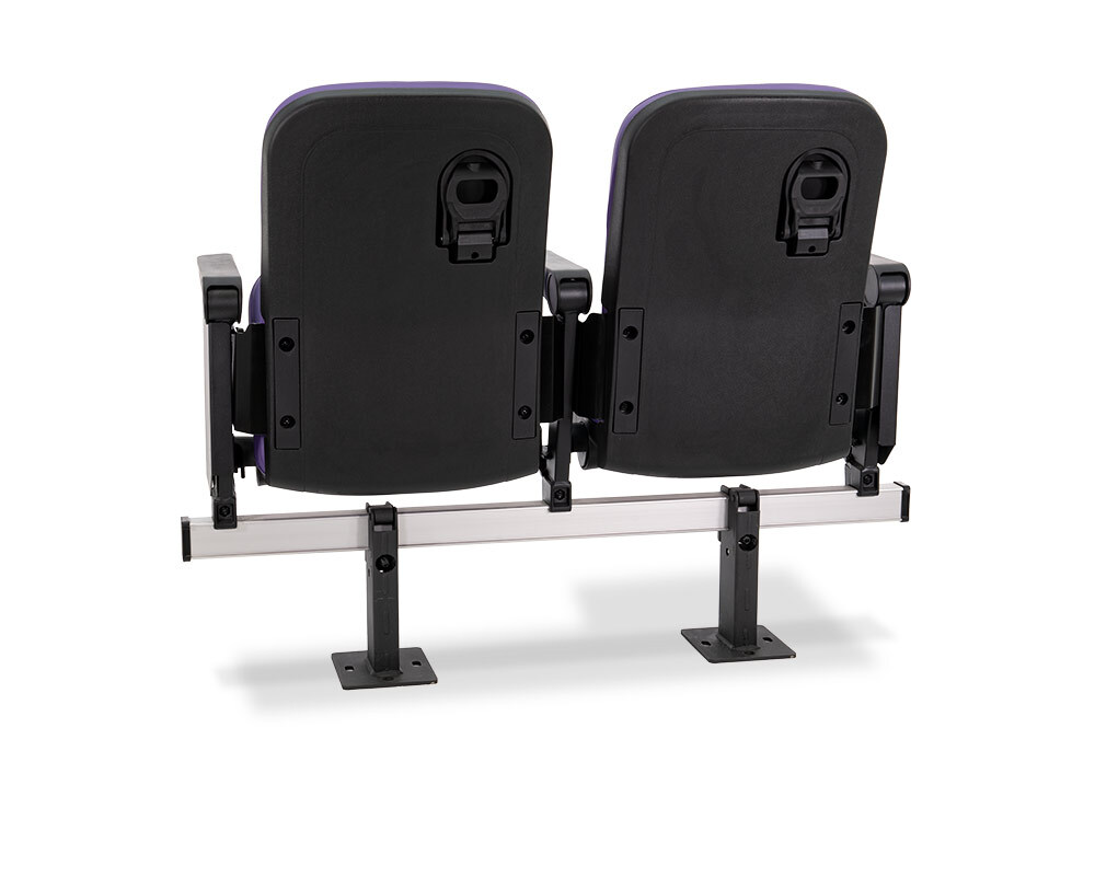 Luxx rail mount stadium and arena seating