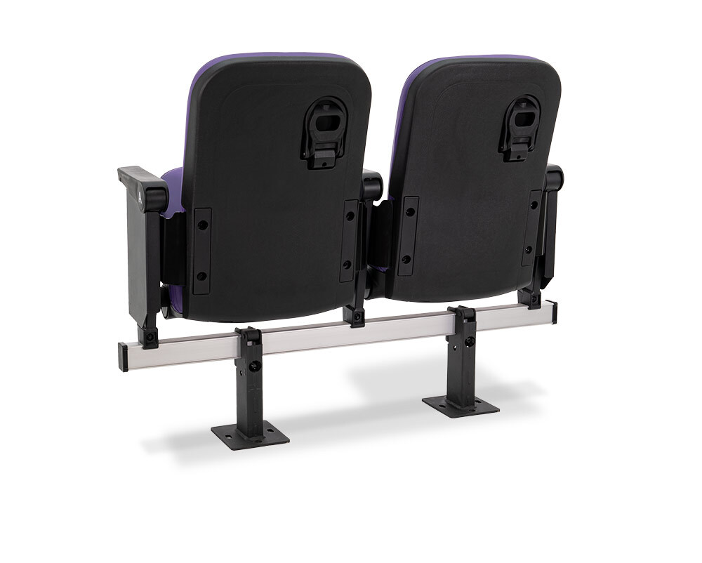 Luxx rail mount stadium and arena seating