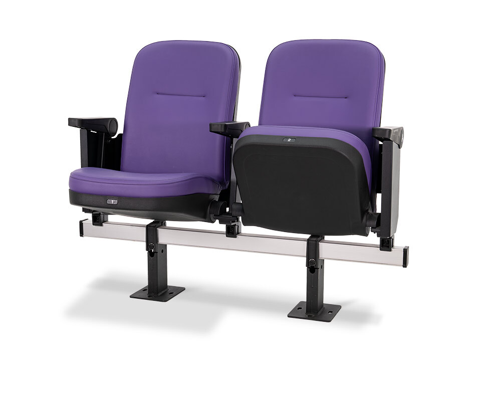 Luxx rail mount stadium and arena seating