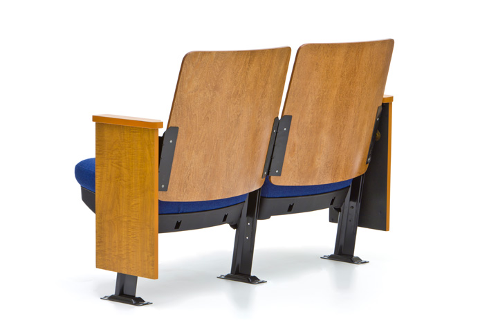 Crusader chair with 12 seat and writing tablets