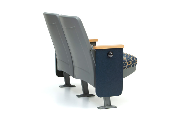 Floor Mount Citation Chair With Cast Iron Standards And A Veneer Surfaced Aisle Panel Irwin floor-mount-citation-chair-with-cast-iron-standards-and-a-veneer-surfaced-aisle-panel-irwin