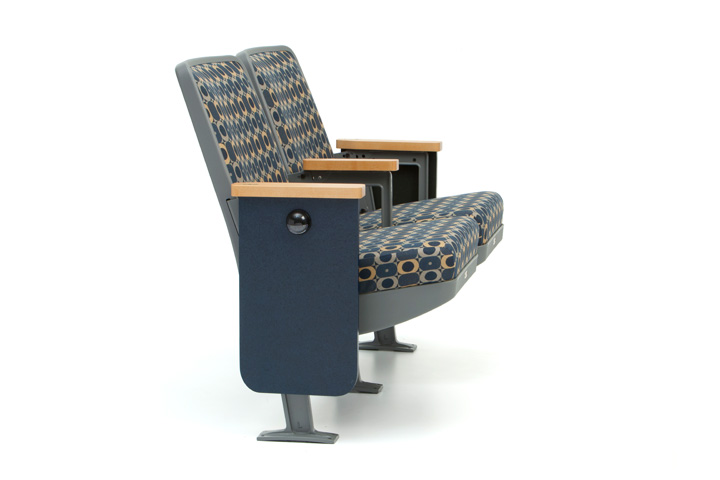 Floor Mount Citation Chair With Cast Iron Standards And A Veneer Surfaced Aisle Panel Irwin floor-mount-citation-chair-with-cast-iron-standards-and-a-veneer-surfaced-aisle-panel-irwin