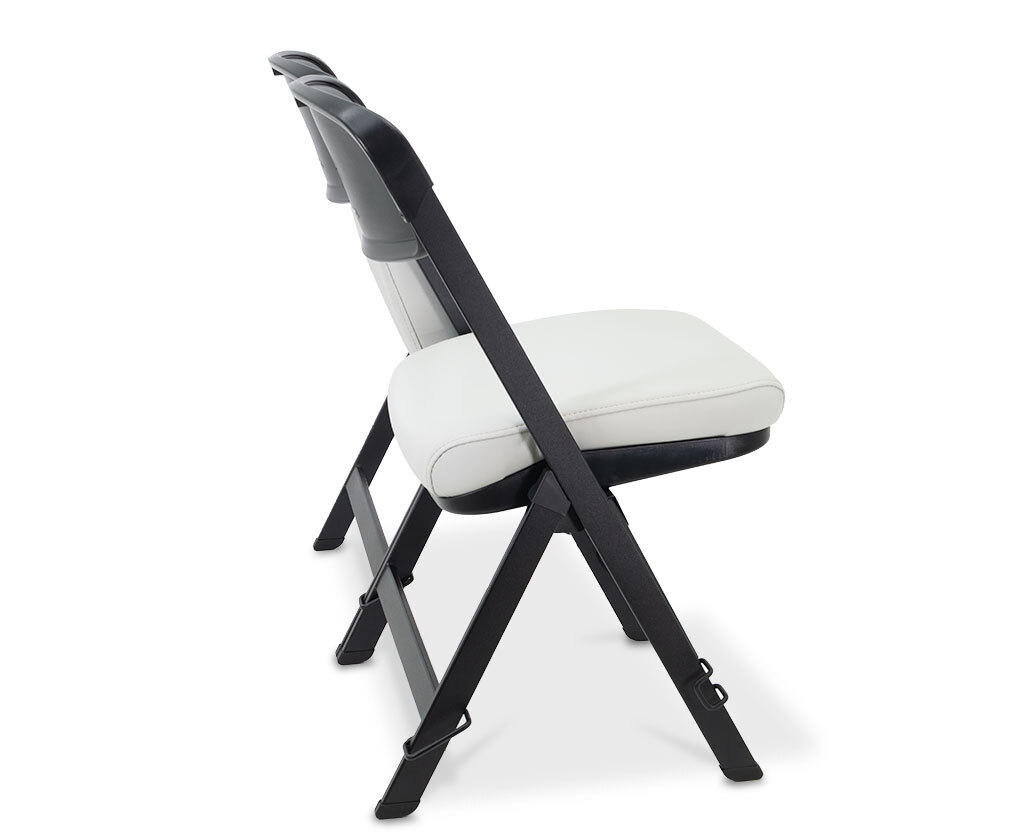 Gathr Now portable folding chair with quick-secure ganging