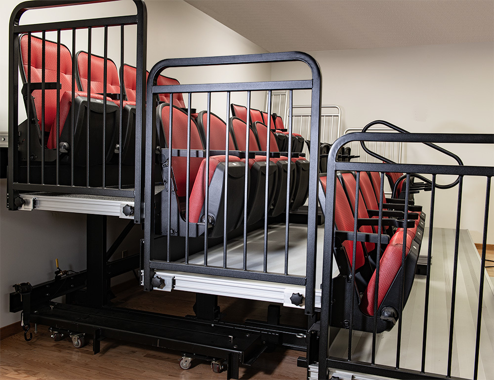 Safety rails for VersaTract 12 6600 telescoping stands manufactured by ...